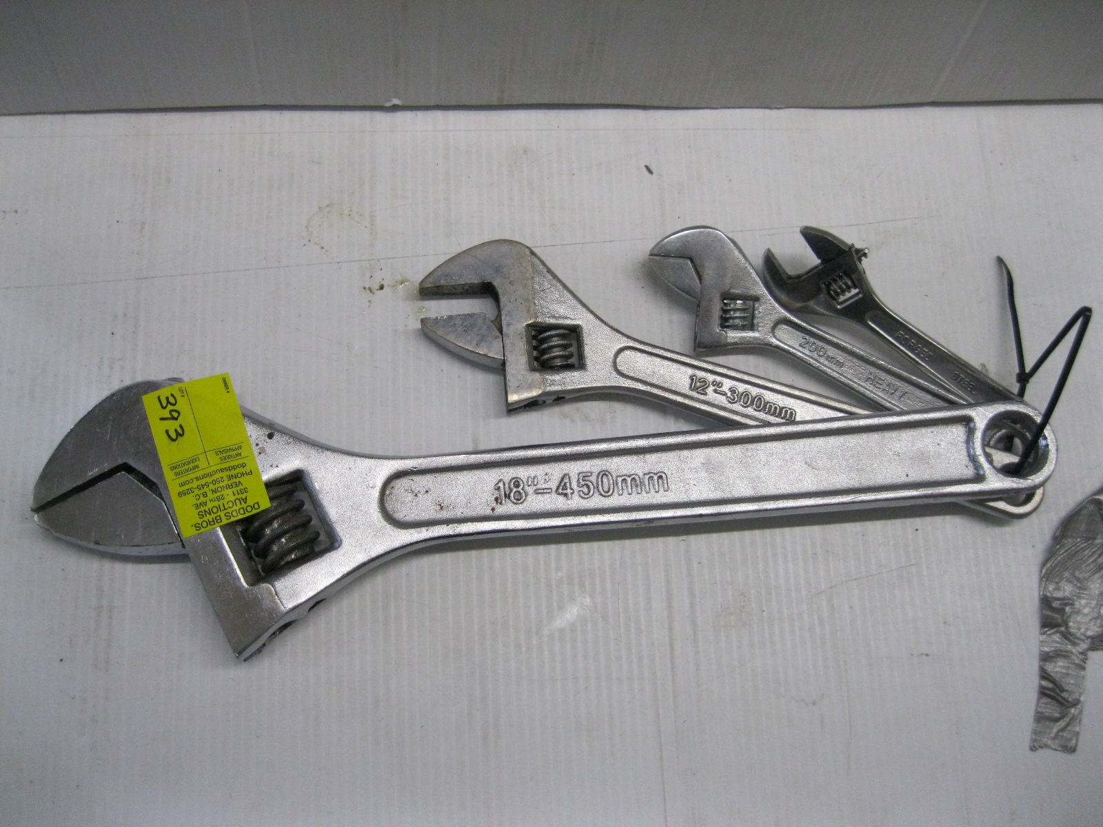 4 CRESCENT WRENCHES