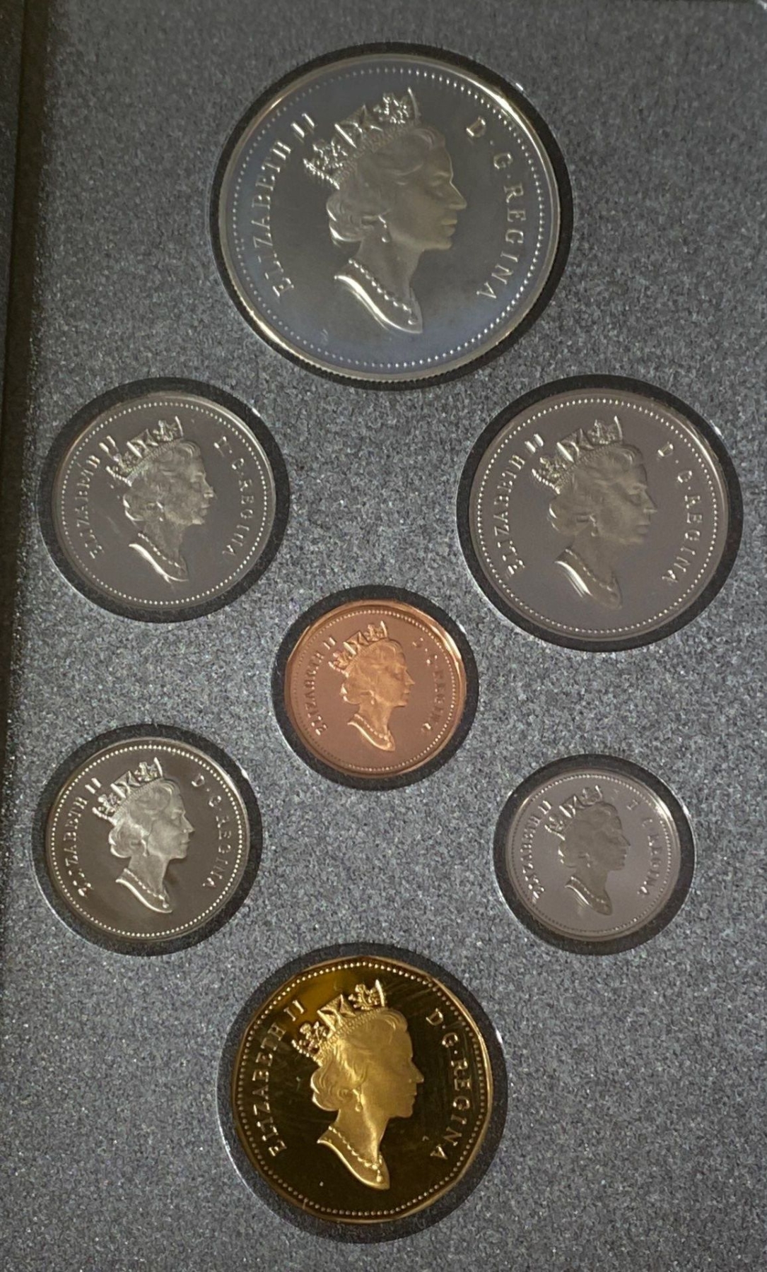 1993 Canadian Proof Dollar Set Commemorating the 100th Anniversary of ...