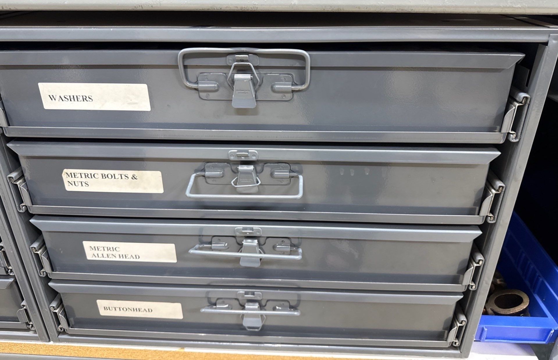 Tool Collection Incl. Metal Drawer Organizer (10x15x15) - washers ...