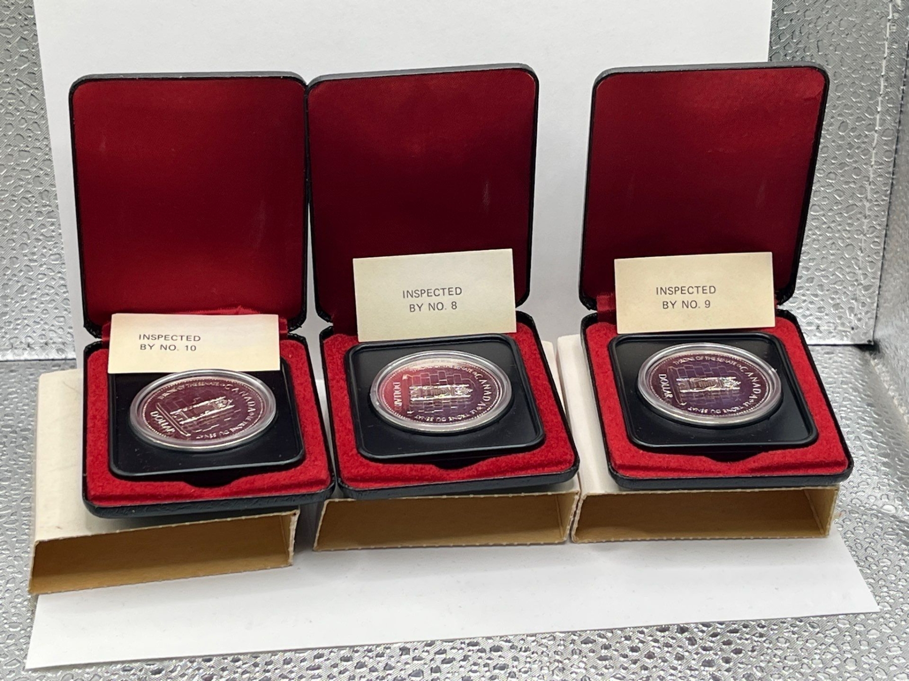 3 1977 Canadian Silver Coins 50%Ag 69g