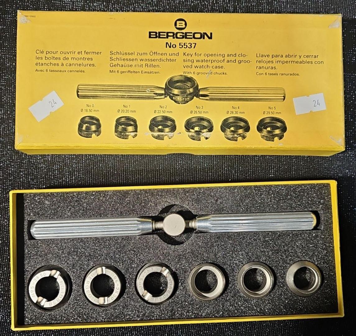 Bergeon 5537 Watch Case Opener Set - Beck Auctions Inc.