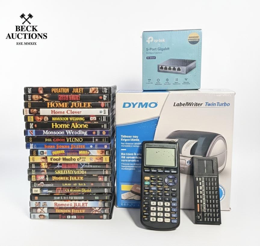 ATexas Instruments TI-83 Plus Graphing Calculator, A TP-Link 5-Port ...