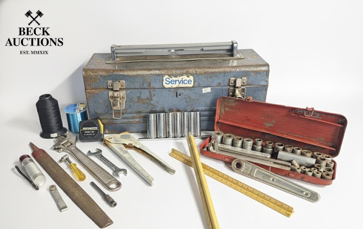 Vintage-Style Cars, A Police Car, A Yellow Jeep, A Red Sports Car, And ...