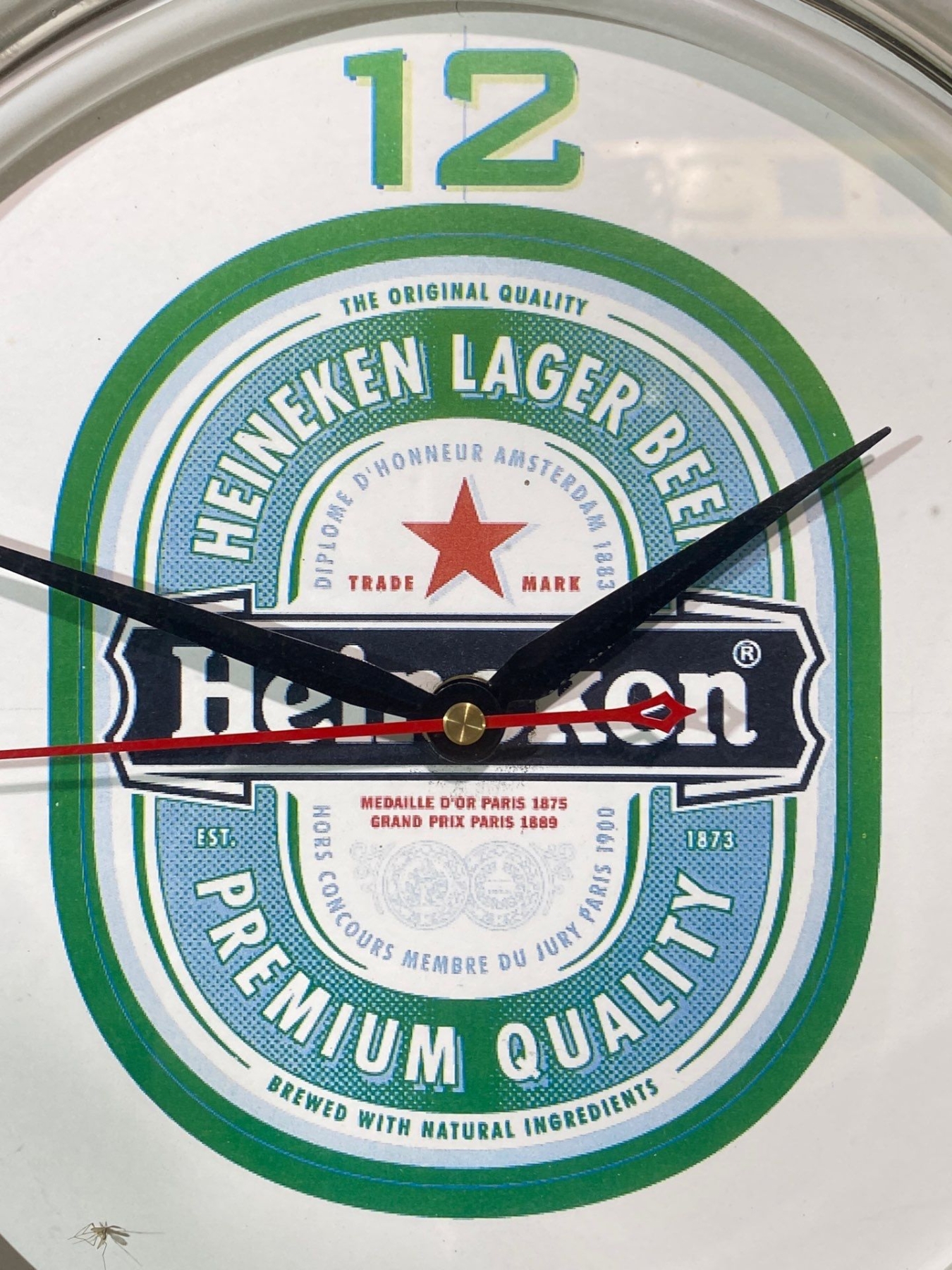 Heineken Beer Neon Light Wall Clock - Beck Auctions Inc.