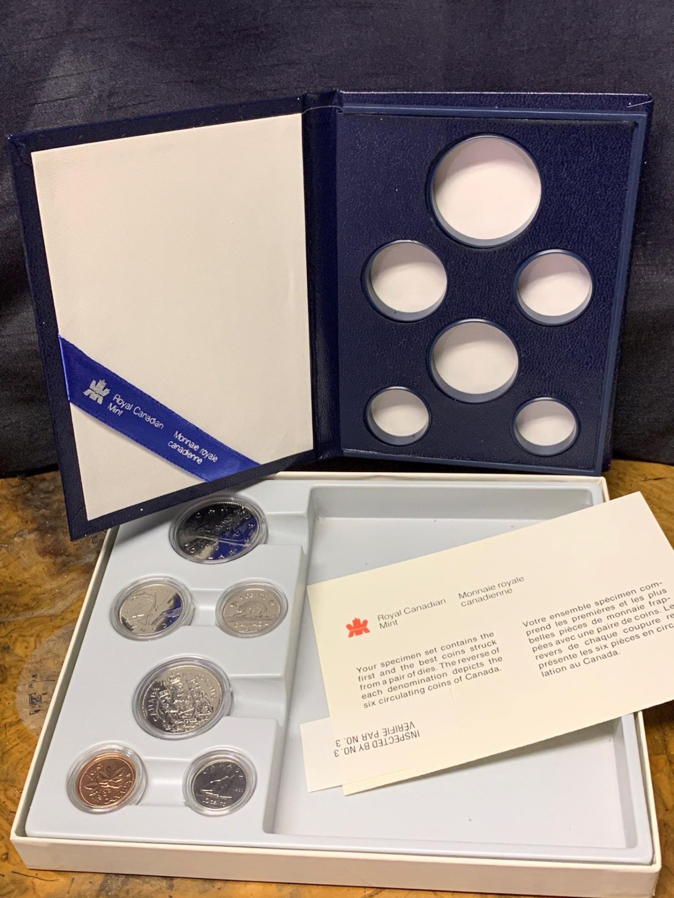 1983 RCM Collectable Uncirculated Coin Set 'Specimen' (duplicate) - Beck Auctions Inc.