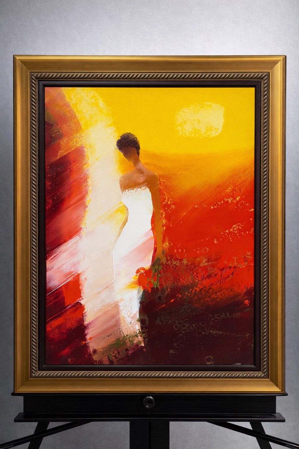 Emile Bellet. Titled flamboyance original Oil On Canvas with artist ...