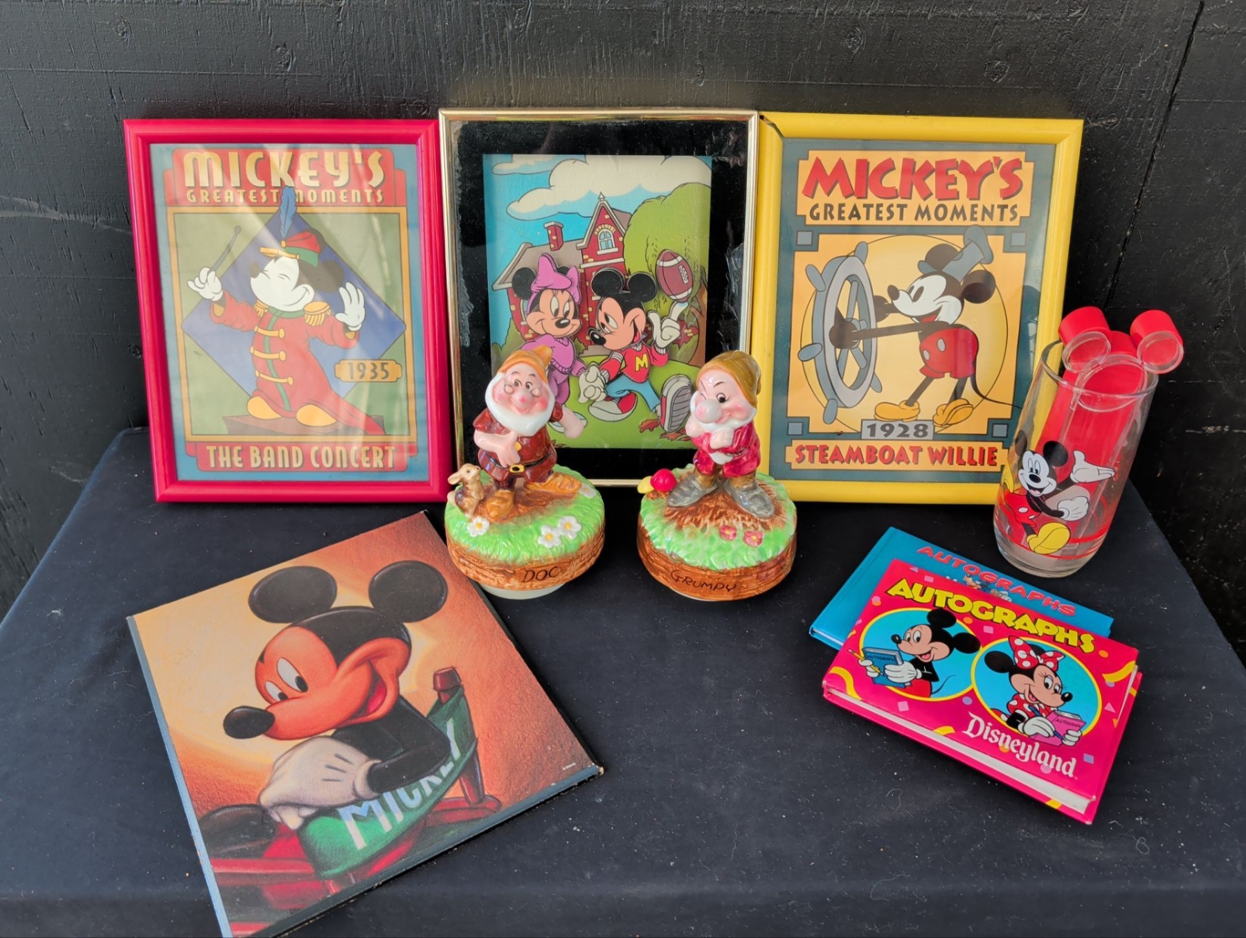 Vintage Disney Personalities - Mickey Mouse Minnie Doc & Grumpy - Beck ...