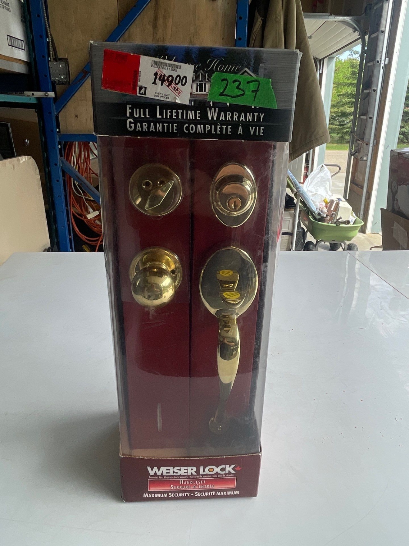 Weiser Lock Handleset - Beck Auctions Inc.