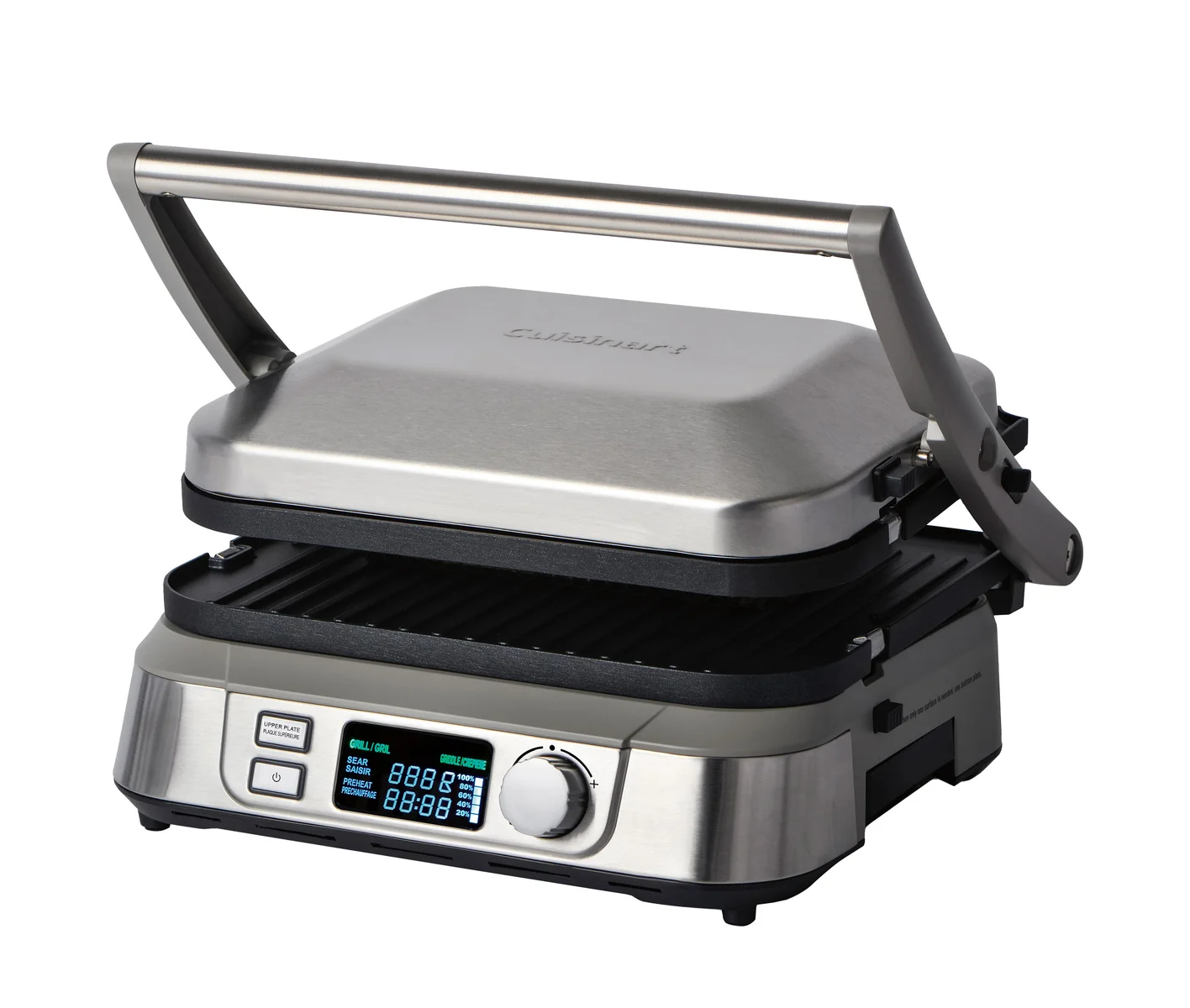 CUISINART GRIDDLER GOURMET DELUXE WITH REVERSIBLE NONSTICK GRILL AND ...