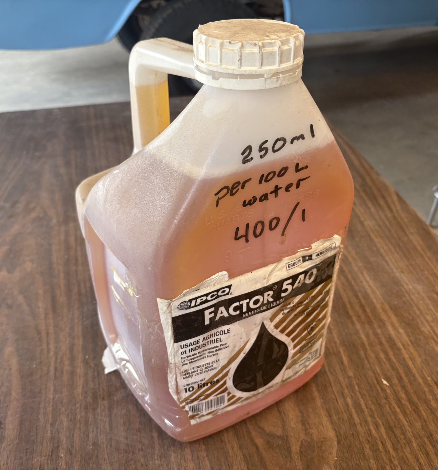 10 LITRE FACTOR 540 COMMECIAL HERBICIDE