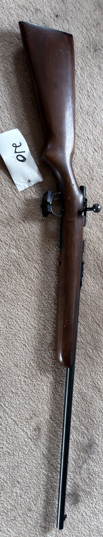 WINCHESTER MODEL 69A 22 CAL RIFLE BOLT ACTION 5 ROUND CLIP NO SIN