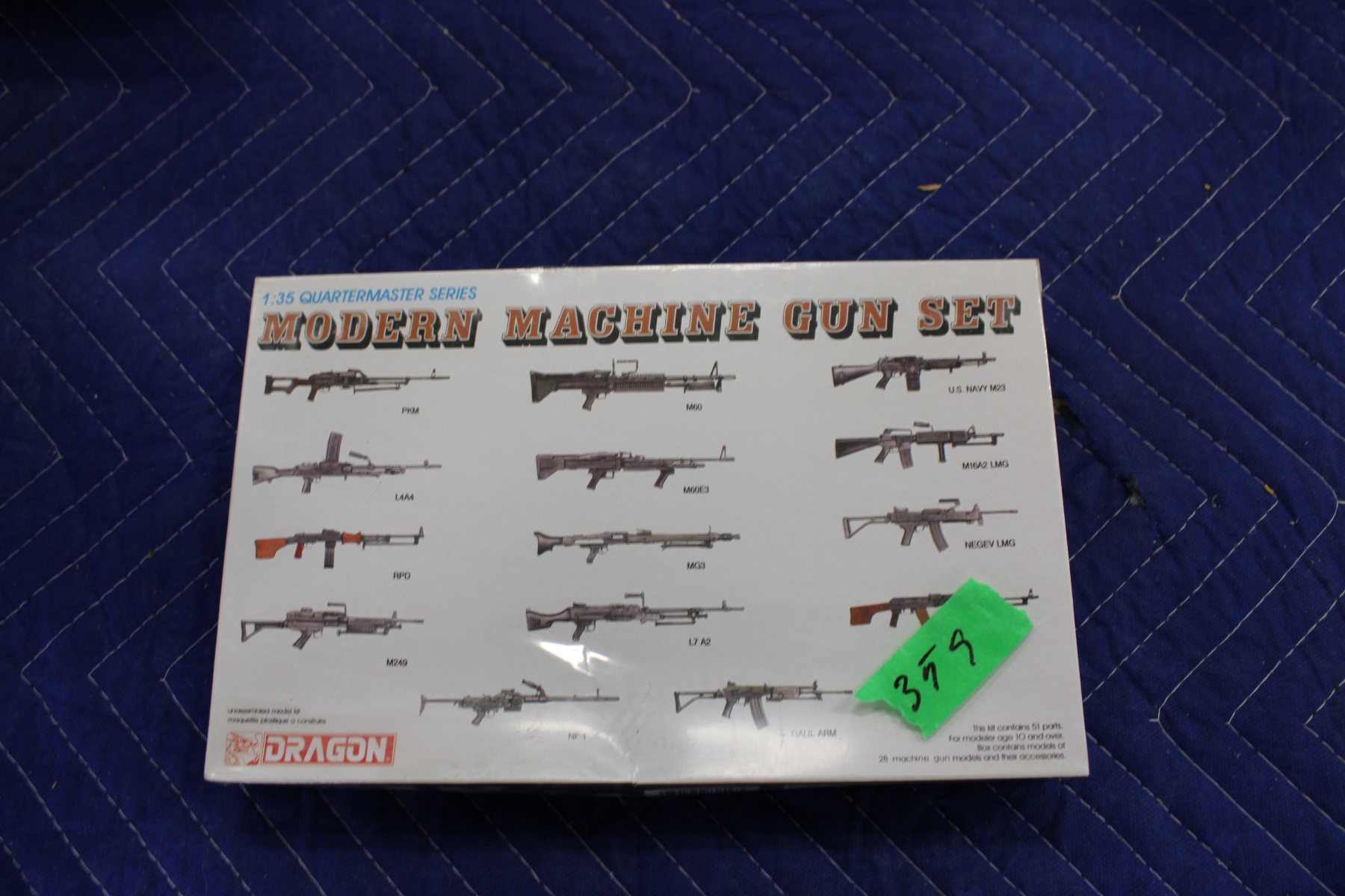 Dragon 1:35 Scale Military Model Set Modern Machine Gun Set