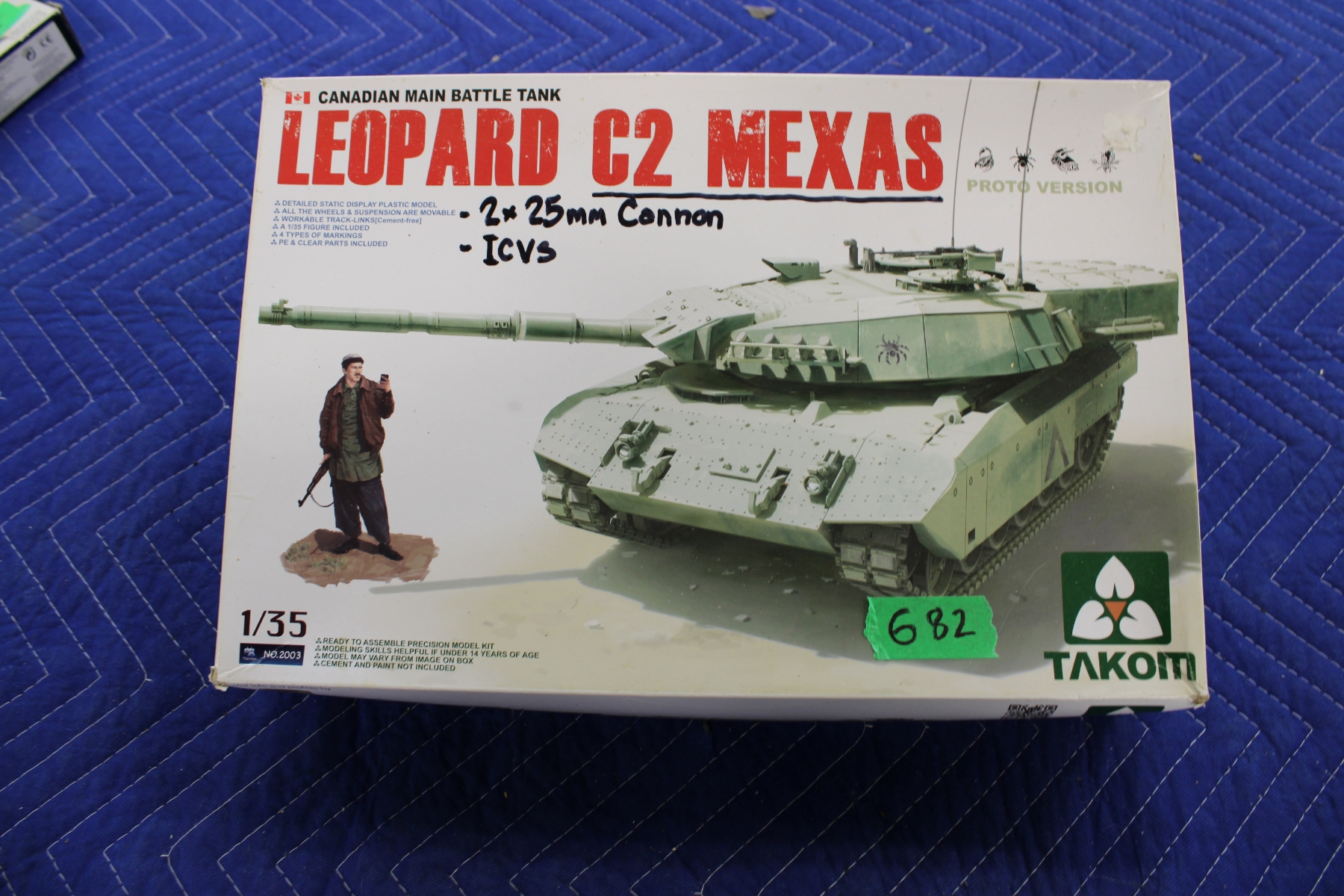 1:35 Scale Military Model Set Leopard C2 Mexas