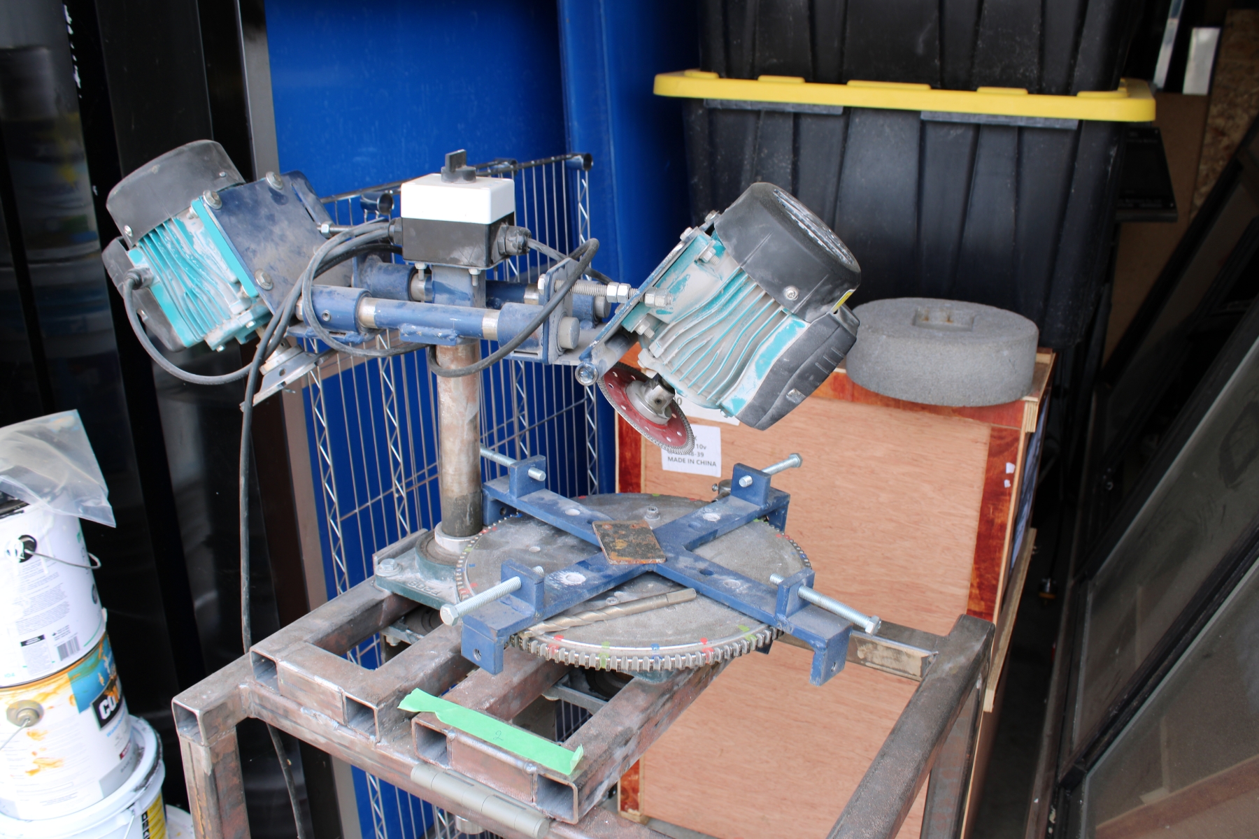 Stone Cutter and Polisher with Stand