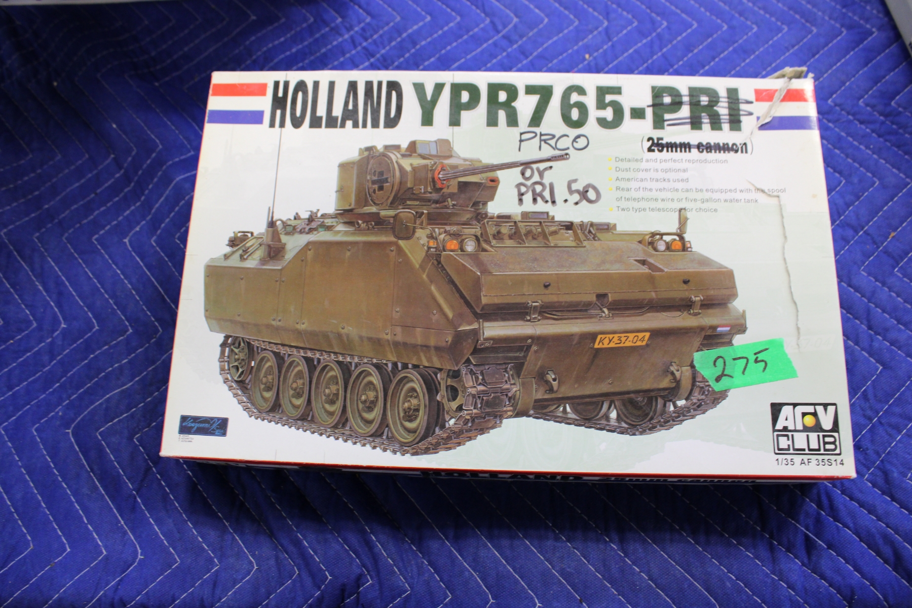 AFV Club 1:35 Scale Military Model Set Holland YPR765