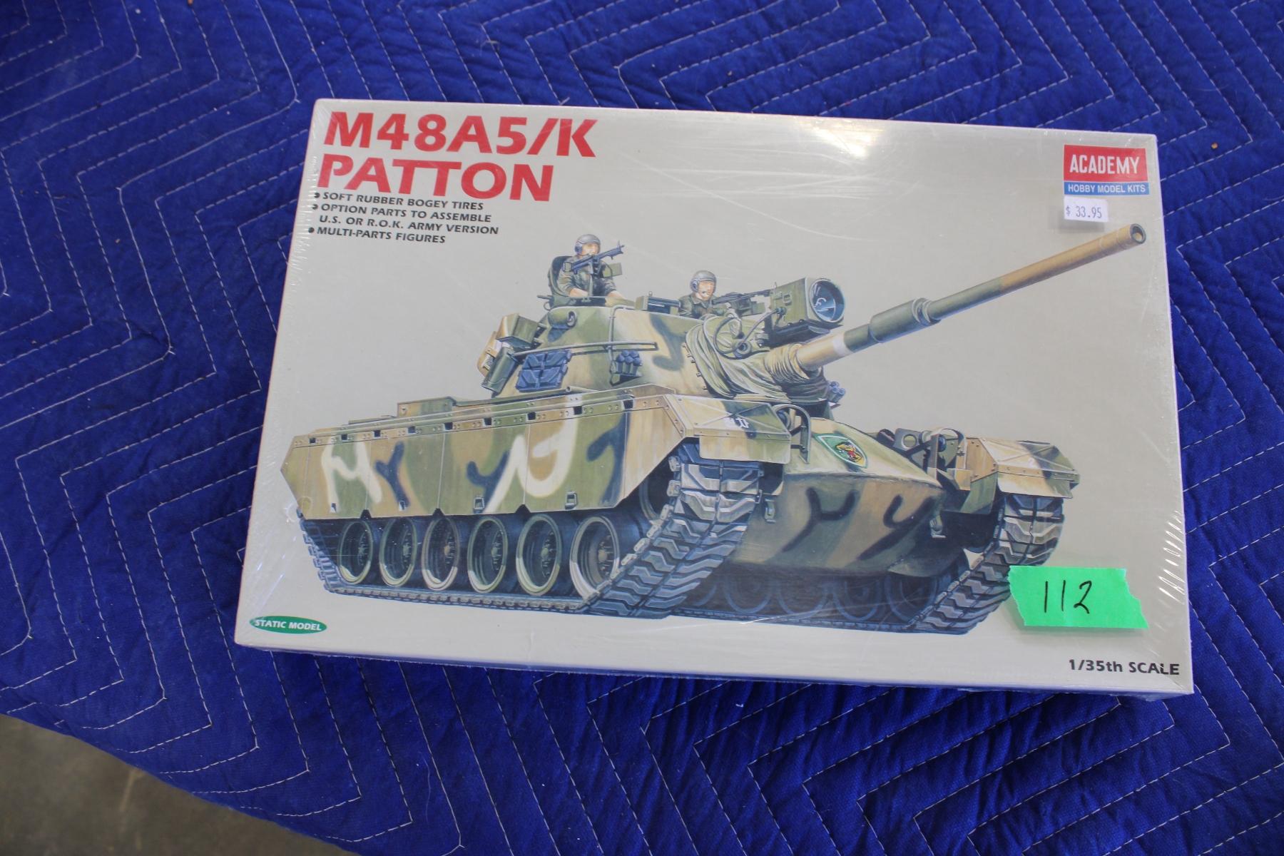 1:35 Scale Military Model Set Academy M48A5/K Patton Tank