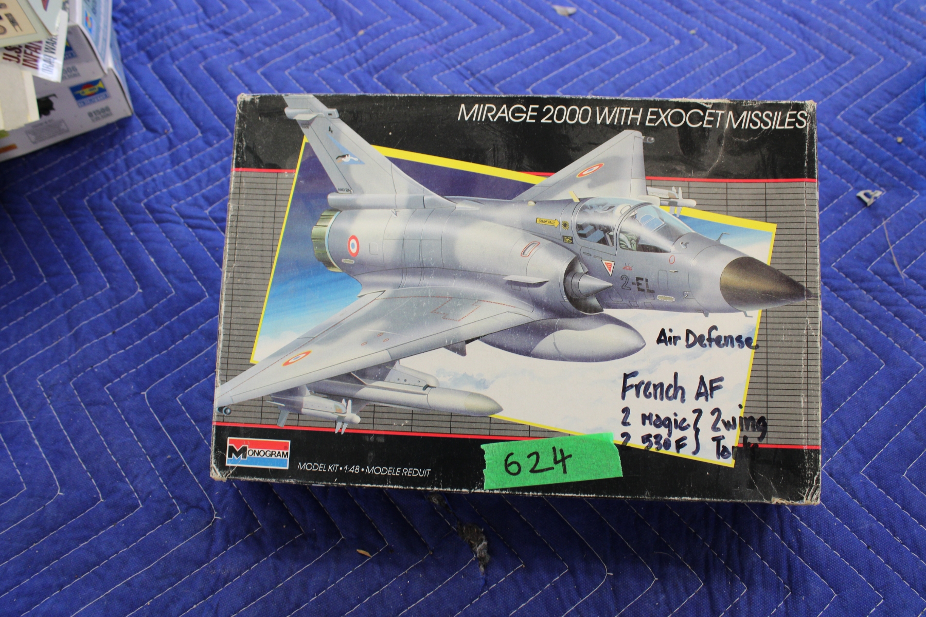 Monogram 1:48 Scale Military Model Set Mirage 2000 with Exocet Missles