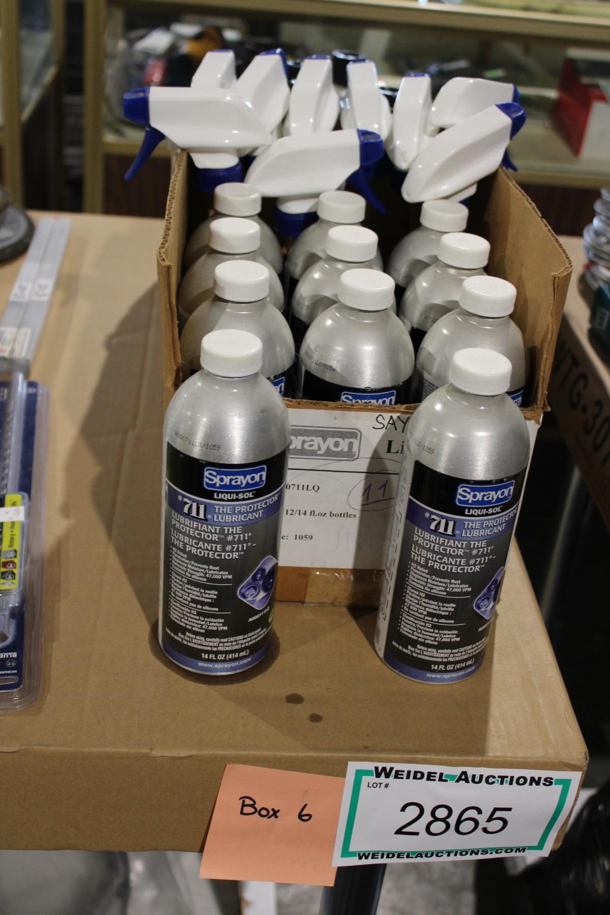 Sprayon Liqui-sol Lubricant, 11 cans + 10 spray tops