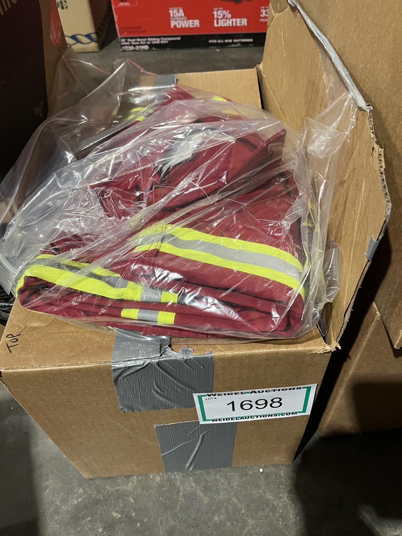 Hi Vis Fire Resistant Red Coveralls