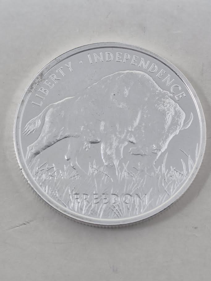1 Oz .999 Silver Liberty Independence Freedom Round