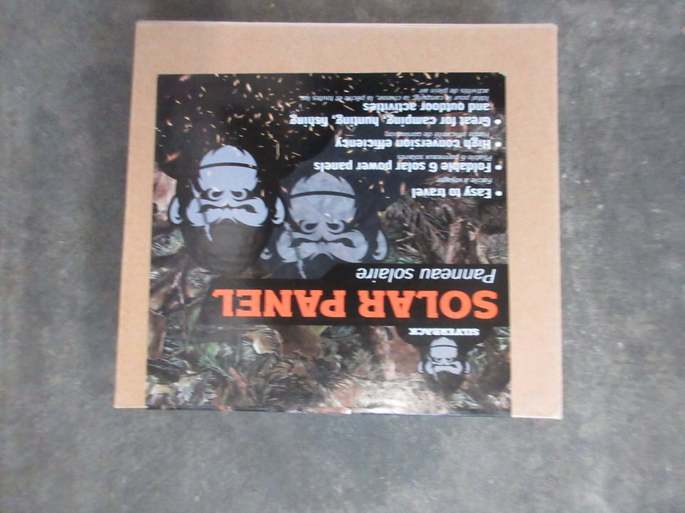 New Silverback Portable Camo Solar Panel - Boxed